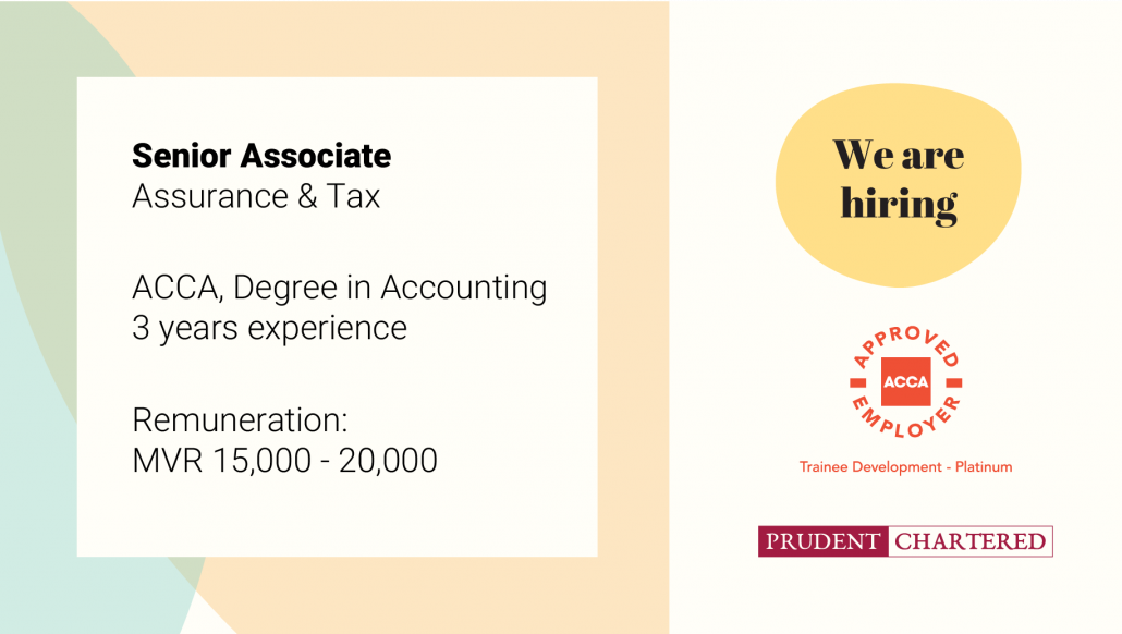 Job Post: Senior Associate, Assurance and Tax - Prudent Chartered Job Post: Senior Associate, Assurance and Tax - Prudent Chartered
